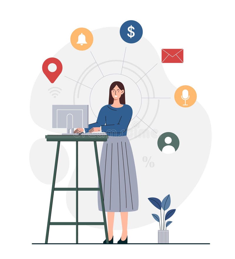 Personal data concept stock vector. Illustration of vector - 268461813