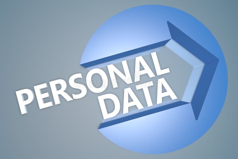 Personal Data stock illustration. Illustration of technology - 46489441
