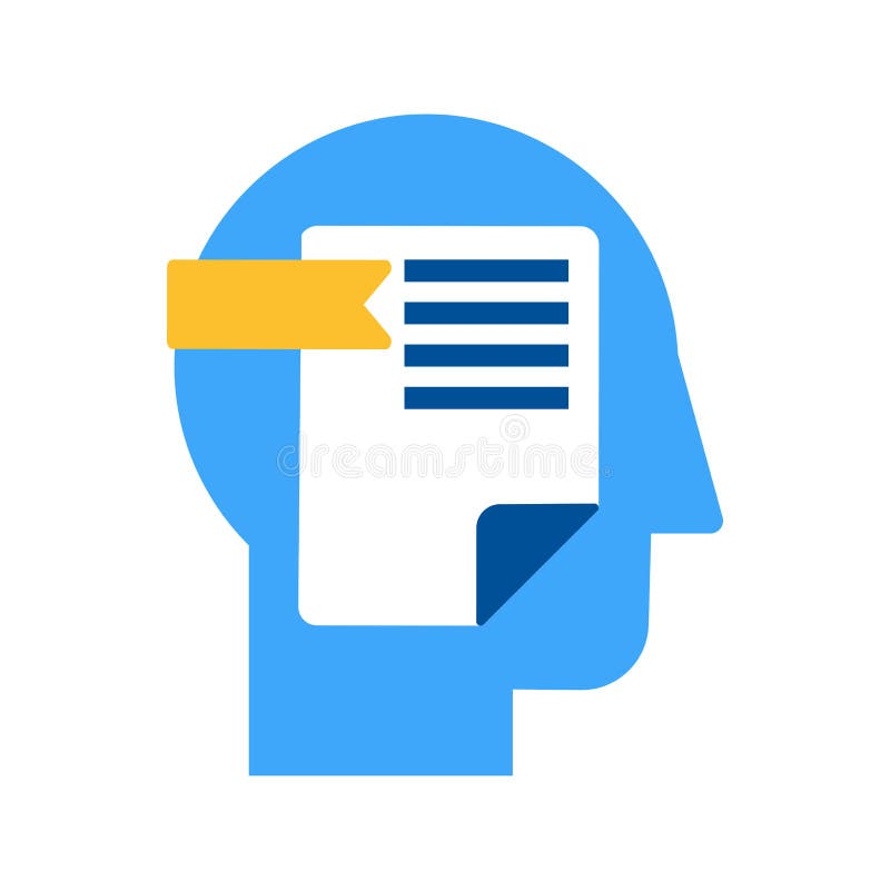 Personal Data Flat Vector Icon Isolated on White Stock Illustration ...