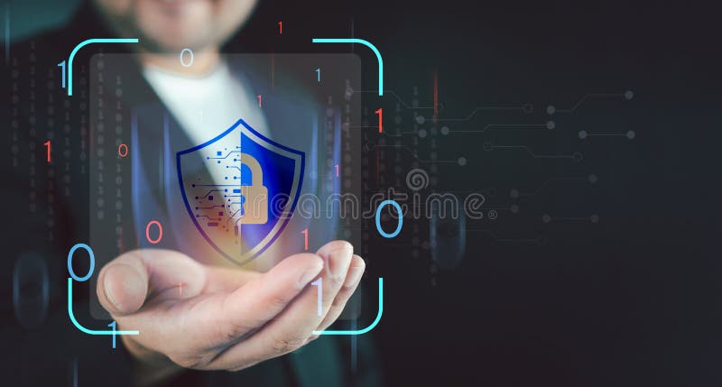 Personal Data with Privacy Network Concept. Cybersecurity and Privacy ...