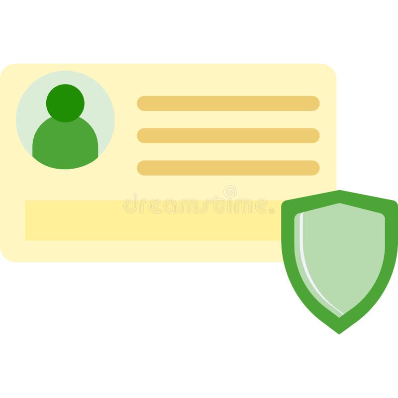 Personal Data Protect Vector Safe Technology Icon Stock Vector ...