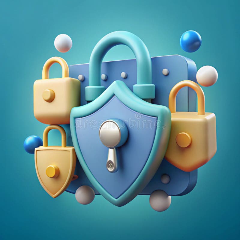 Digital Privacy Information Icons Block Group Stock Illustrations – 3 ...