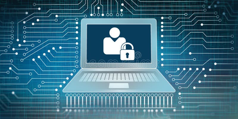 Personal Data Protection and Network Connection Concept Stock ...