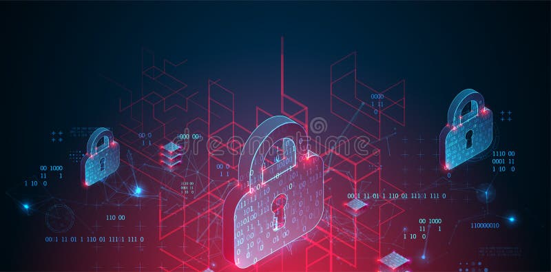 Personal Data Security Illustrates Cyber Data or Information Privacy ...