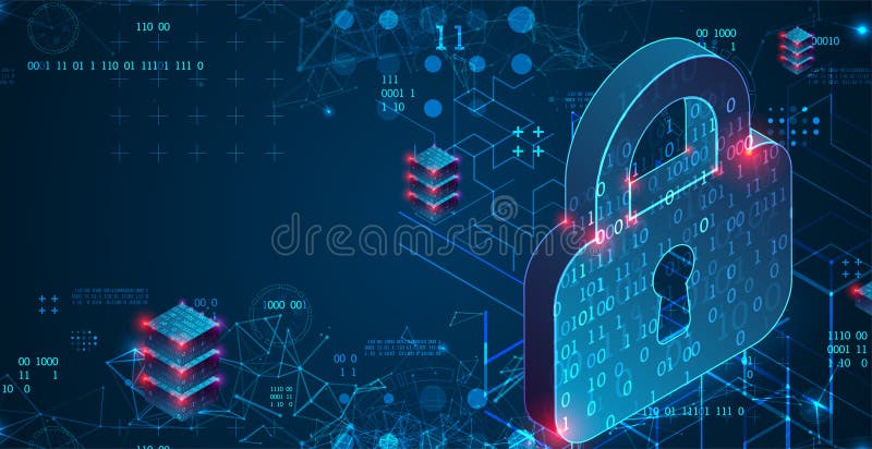 Personal Data Security Illustrates Cyber Data or Information Privacy ...