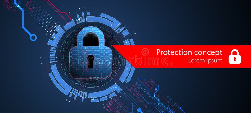 Personal Data Security Illustrates Cyber Data or Information Privacy ...