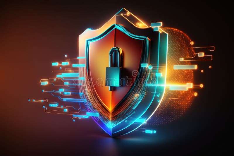 Personal Data Security Illustrates Cyber Data or Information Privacy ...