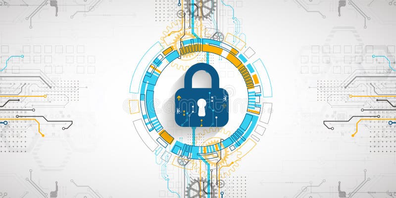 Personal Data Security Illustrates Cyber Data or Information Privacy ...