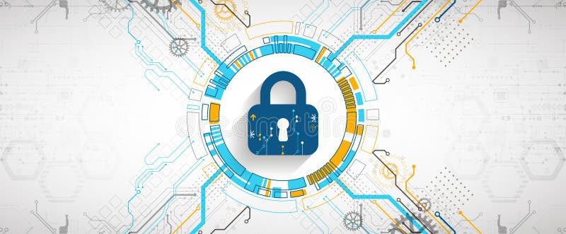 Personal Data Security Illustrates Cyber Data or Information Privacy ...