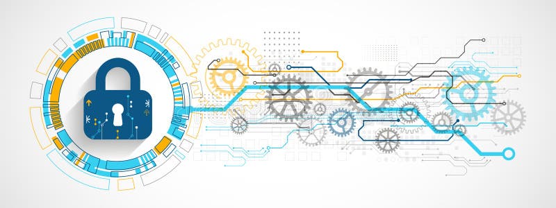 Personal Data Security Illustrates Cyber Data or Information Privacy ...