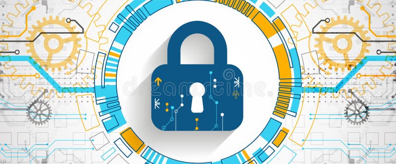 Personal Data Security Illustrates Cyber Data or Information Privacy ...