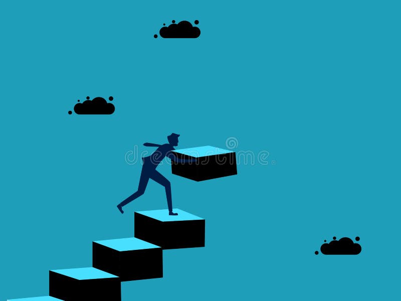 Personal Development. Challenges and Ambitions Stock Vector ...