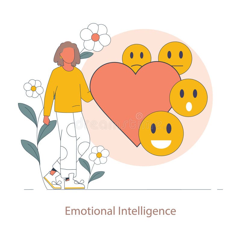 Personal Development Coach Concept. Flat Stock Vector - Illustration of ...