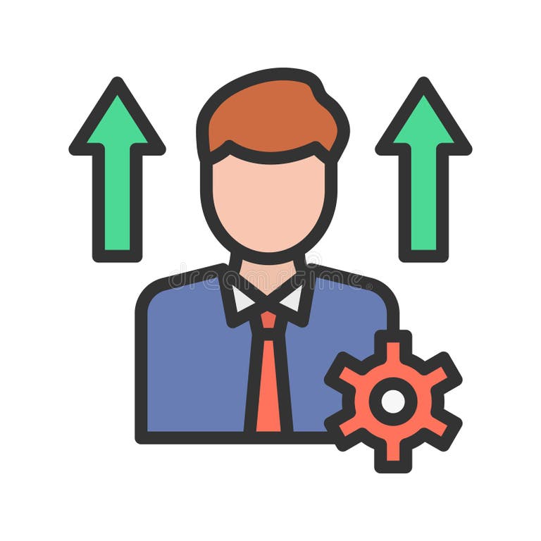 Personal Development Icon Vector Image. Stock Vector - Illustration of ...