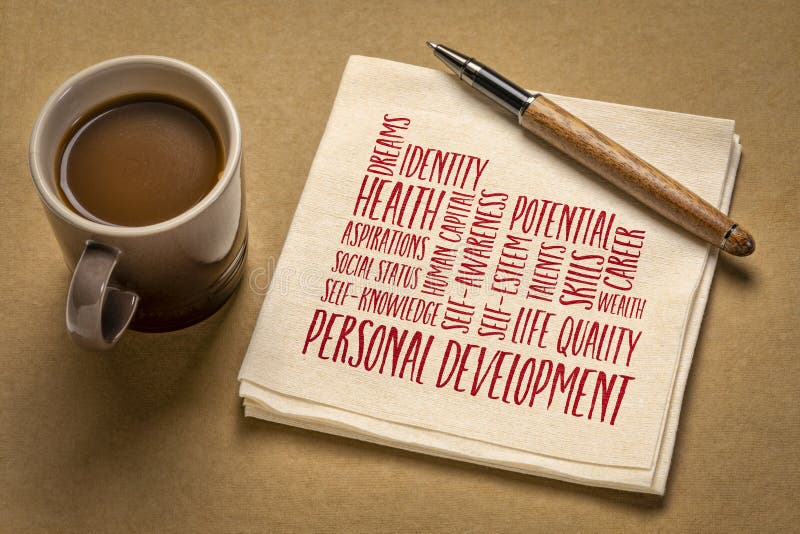 Personal Development Word Cloud Stock Photo - Image of word, esteem ...
