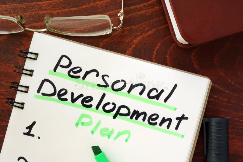 Personal Development Written in a Notebook. Stock Photo - Image of ...