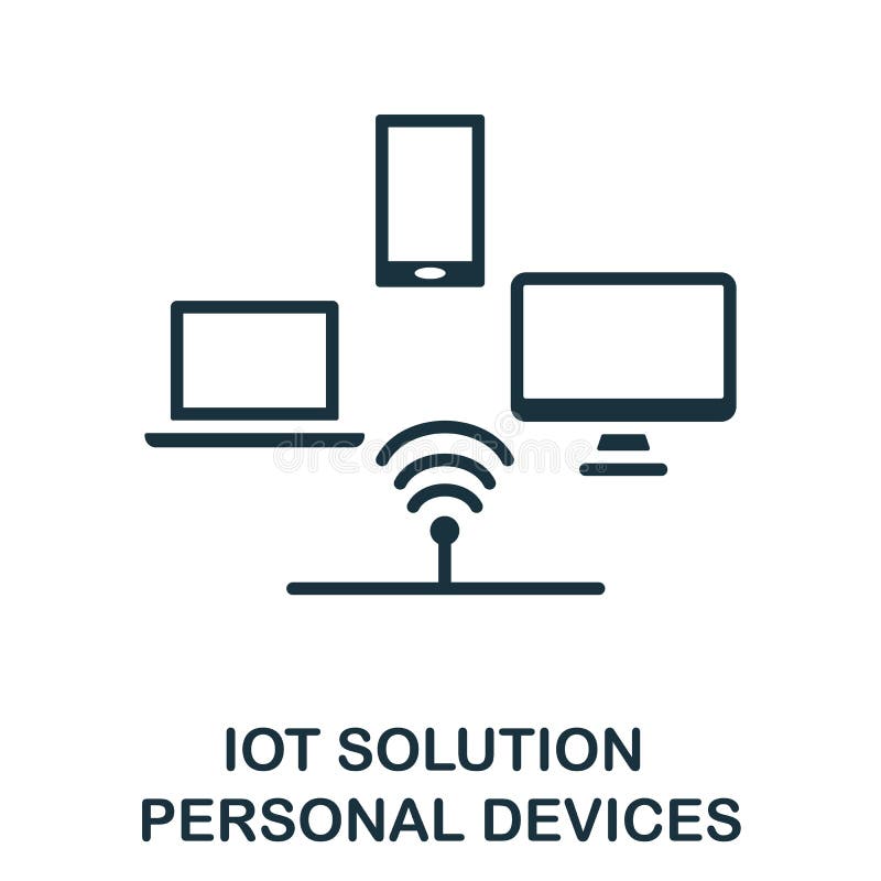 Personal Devices Icon. Line Element from Iot Solution Collection ...