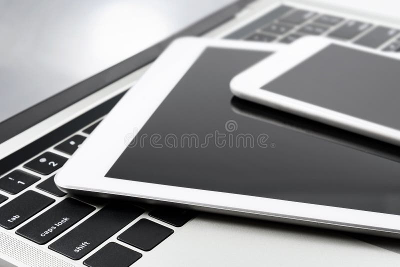 Personal Electronic Mobile Devices Stock Photo - Image of devices ...