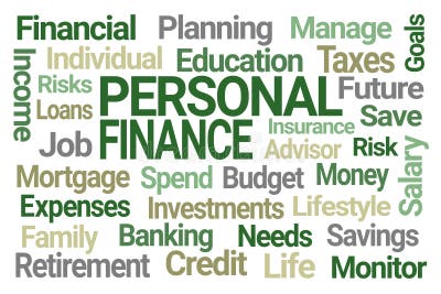 Personal Finance Word Cloud Stock Illustration - Illustration of ...