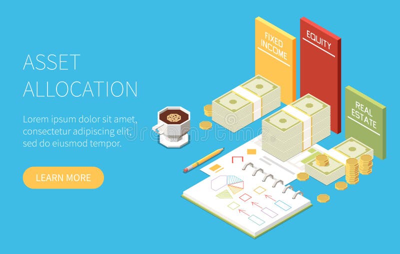 Personal Finances Isometric Concept Stock Vector - Illustration of ...