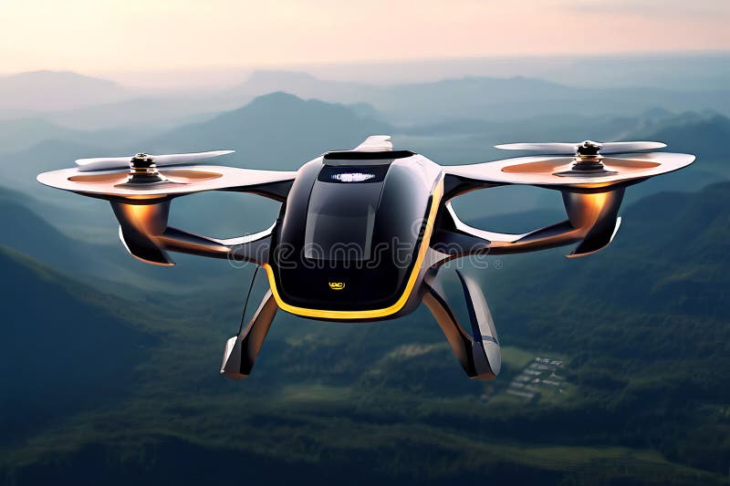 Personal Flying Platform a Compact Electric Powered Platform Tha Stock ...