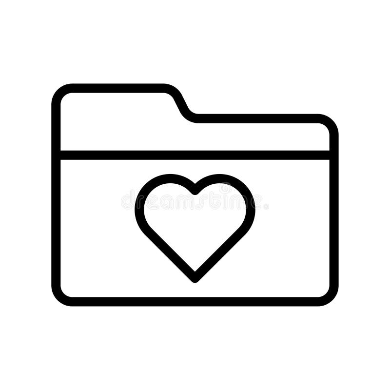 Personal folder icon stock vector. Illustration of folder - 225349477