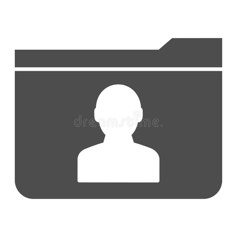 Personal Folder Flat Icon. Folder with Personal Information Color Icons ...
