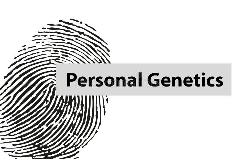 Personal genetics on white stock image. Illustration of genotype ...