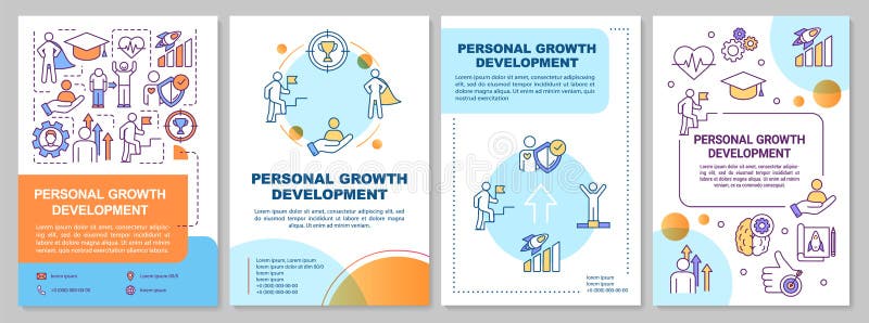 Career Development Poster Template Stock Illustrations – 624 Career ...