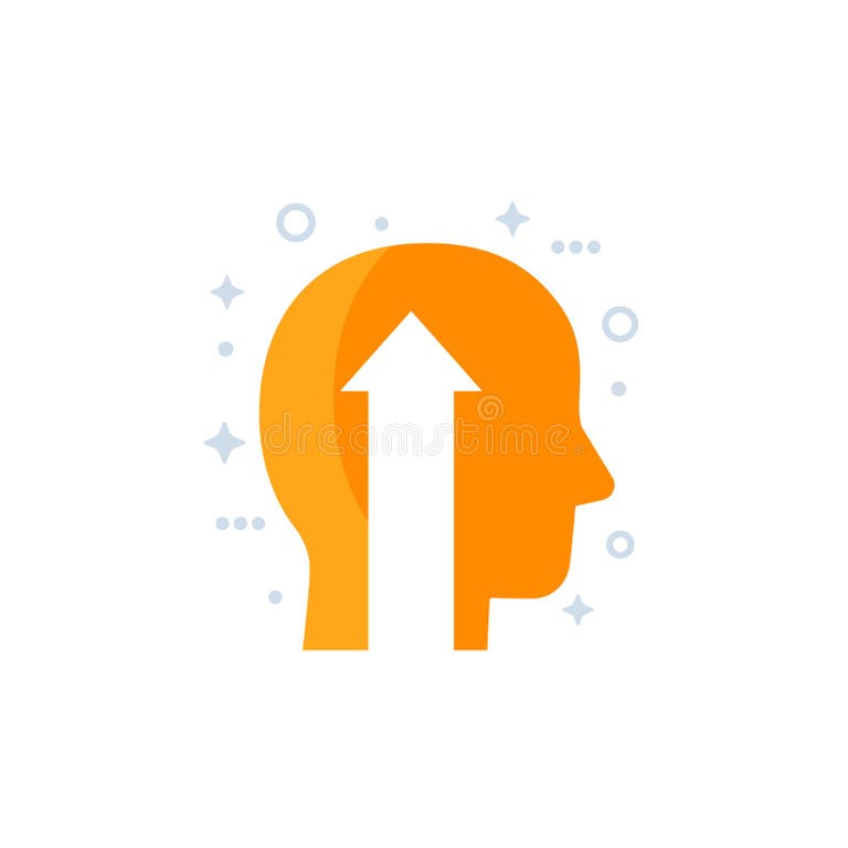 Personal Growth and Development Icon Stock Vector - Illustration of ...