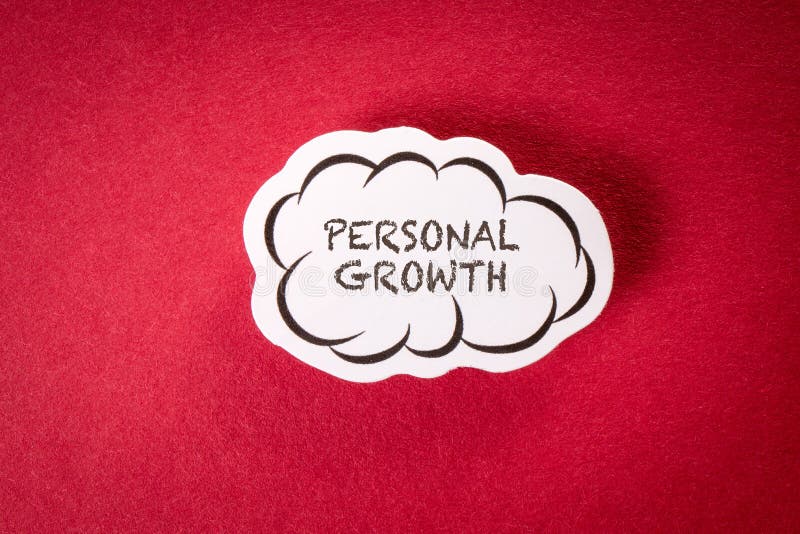 Personal Growth Concept. Chart with Keywords and Icons on White Stock ...