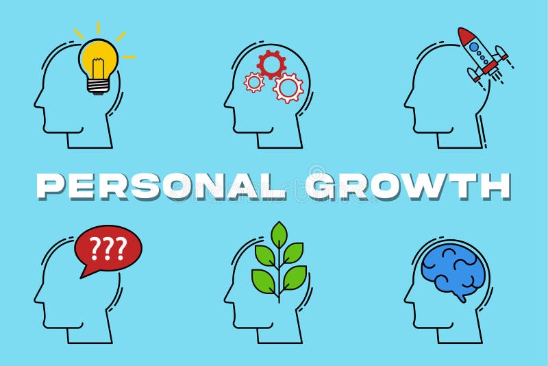 Personal Growth Vector Icon Concept Stock Vector - Illustration of ...