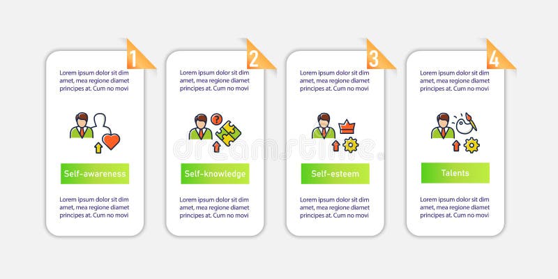 Personal Growth Vector Infographics Stock Vector - Illustration of ...