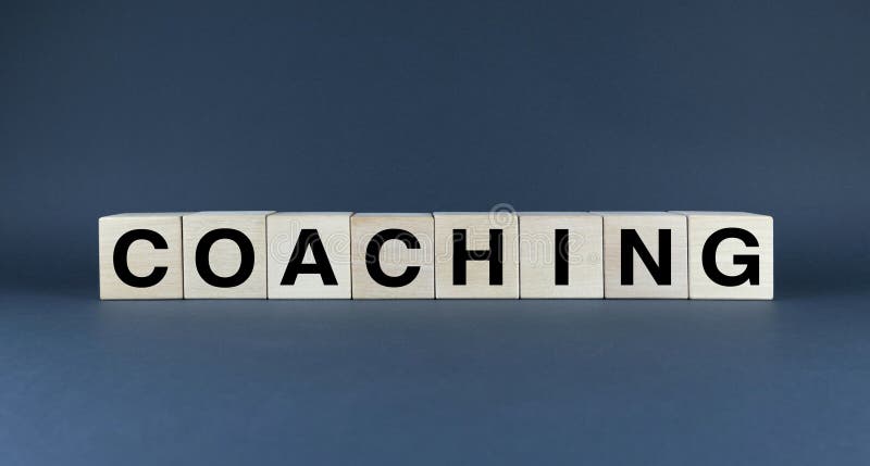 Personal Growth, Wooden Blocks Spelling Out Coaching Stock Image ...