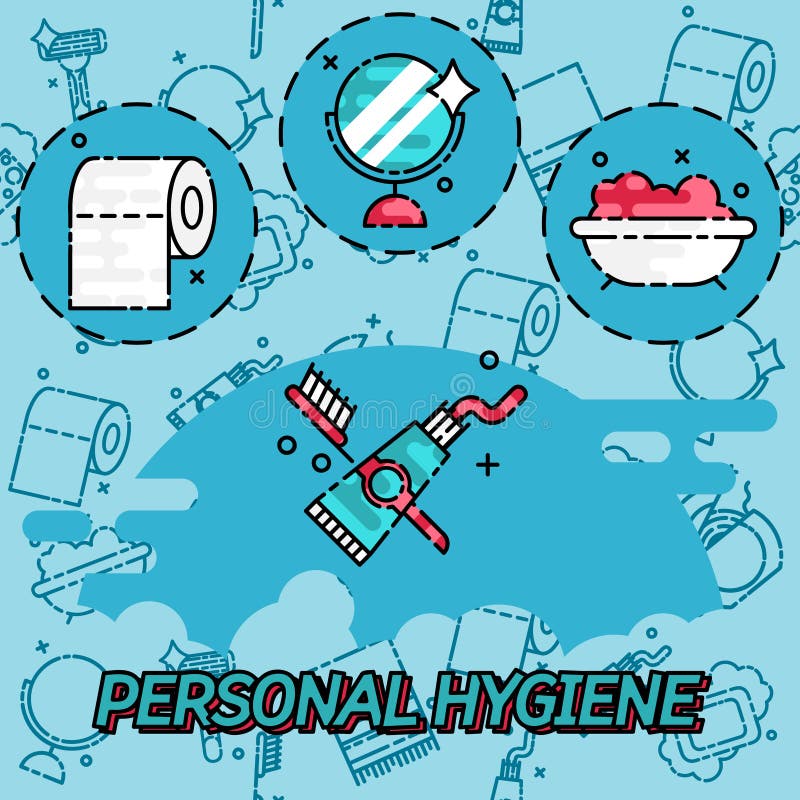 Personal Hygiene Infographics. Stock Vector - Illustration of ...