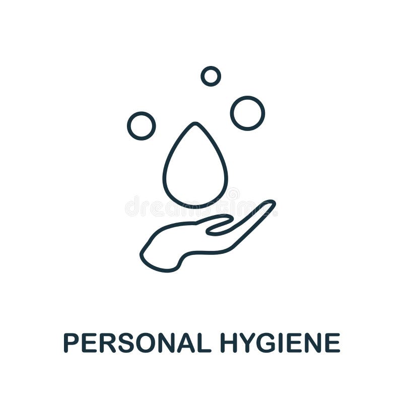 Personal Hygiene Icon. Monochrome Simple Personal Hygiene Icon for ...