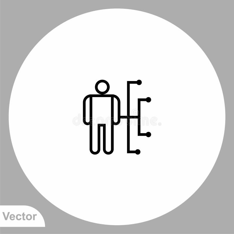 Personal Information Vector Icon Sign Symbol Stock Vector ...