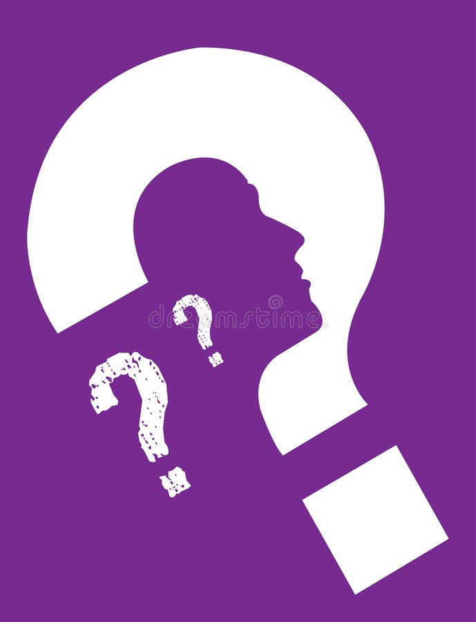 Personal Identity Purple stock vector. Illustration of binary - 3166486