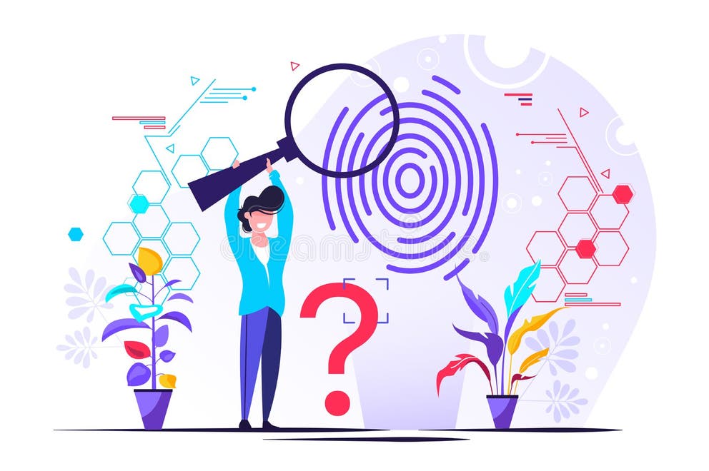 Personal Identity Vector Illustration Stock Vector - Illustration of ...