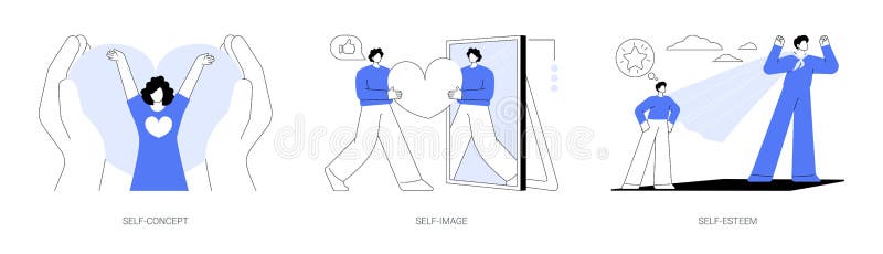 Personal Image Abstract Concept Vector Illustrations. Stock Vector ...