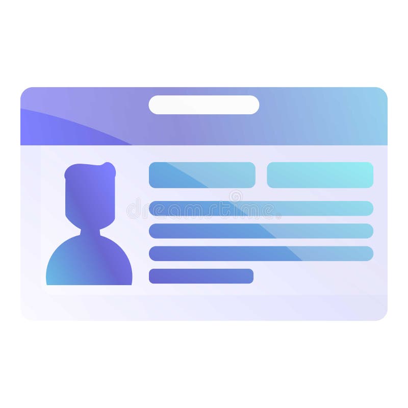 Personal Information Form Icon, Cartoon Style Stock Vector ...