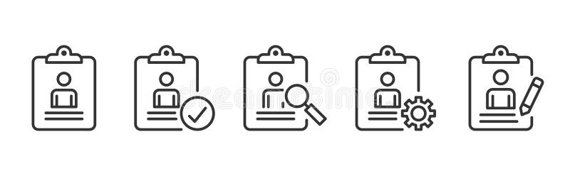 Personal Information Icon stock vector. Illustration of report - 327880571