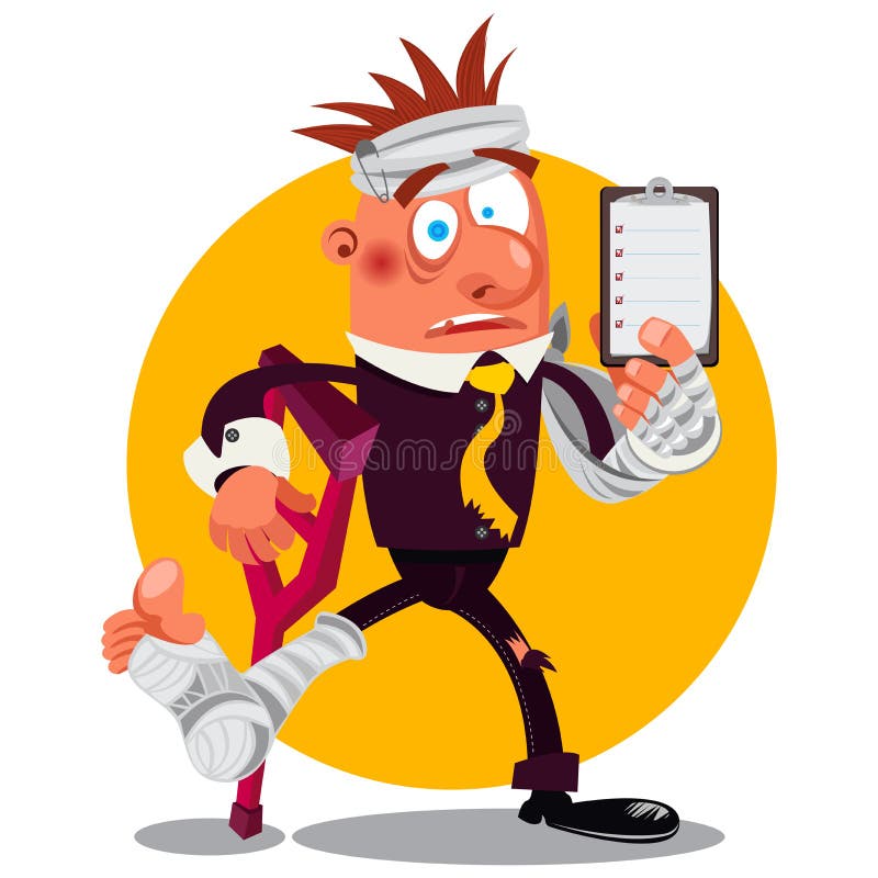 Personal Injury Claims stock vector. Illustration of fever - 25384139