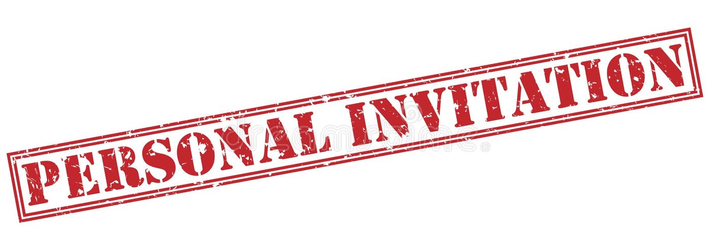 Personal Invitation Stamp Stock Illustrations – 573 Personal Invitation ...