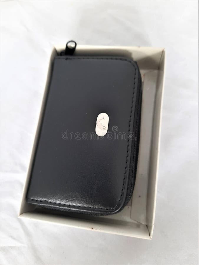 Personal Key Organizer Holder Pouch Wallet Stock Image - Image of ...