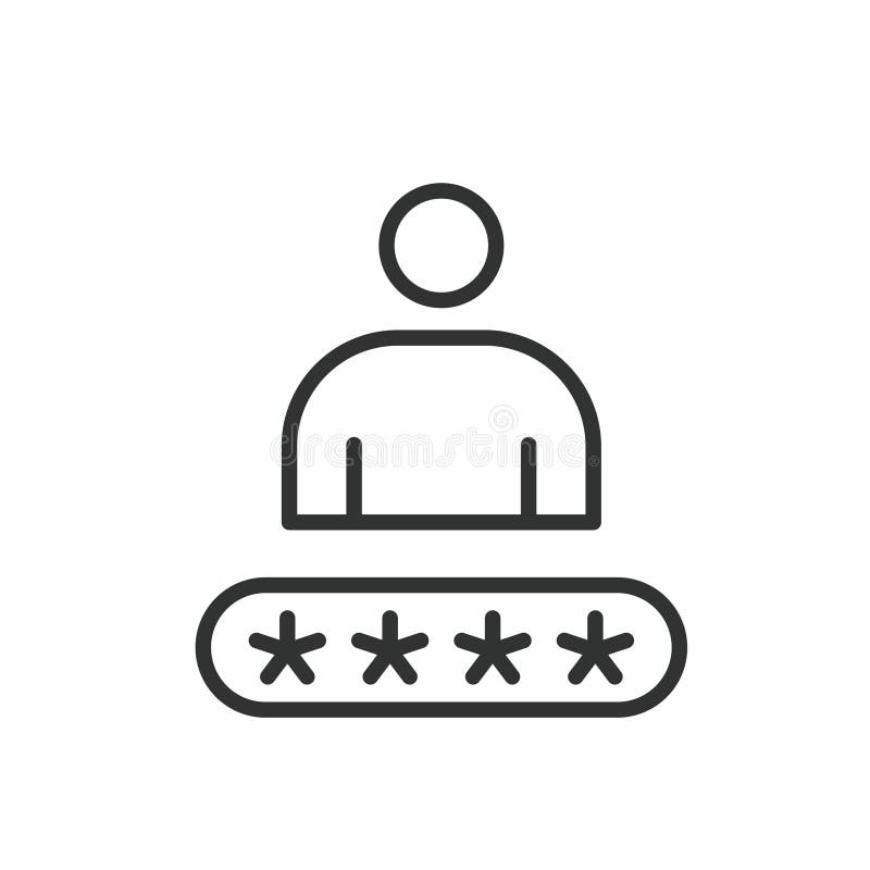 Personal Password, Icon in Line Design. Password, Security, Login, Lock ... Personal Password, Icon in Line Design. Password, Security, Login, Lock ...