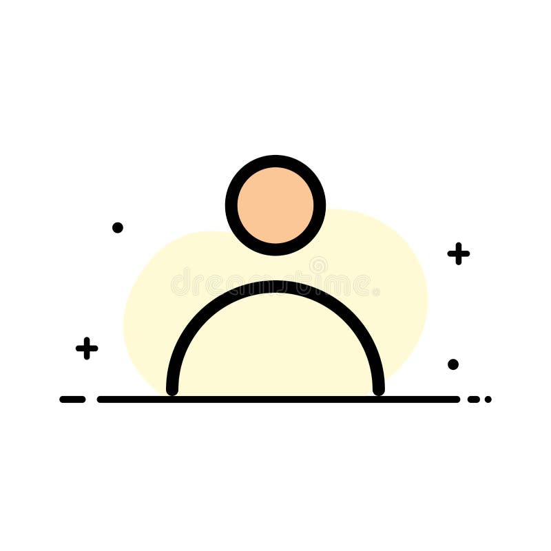 Personal, Personalization, Profile, User Business Flat Line Filled Icon ...