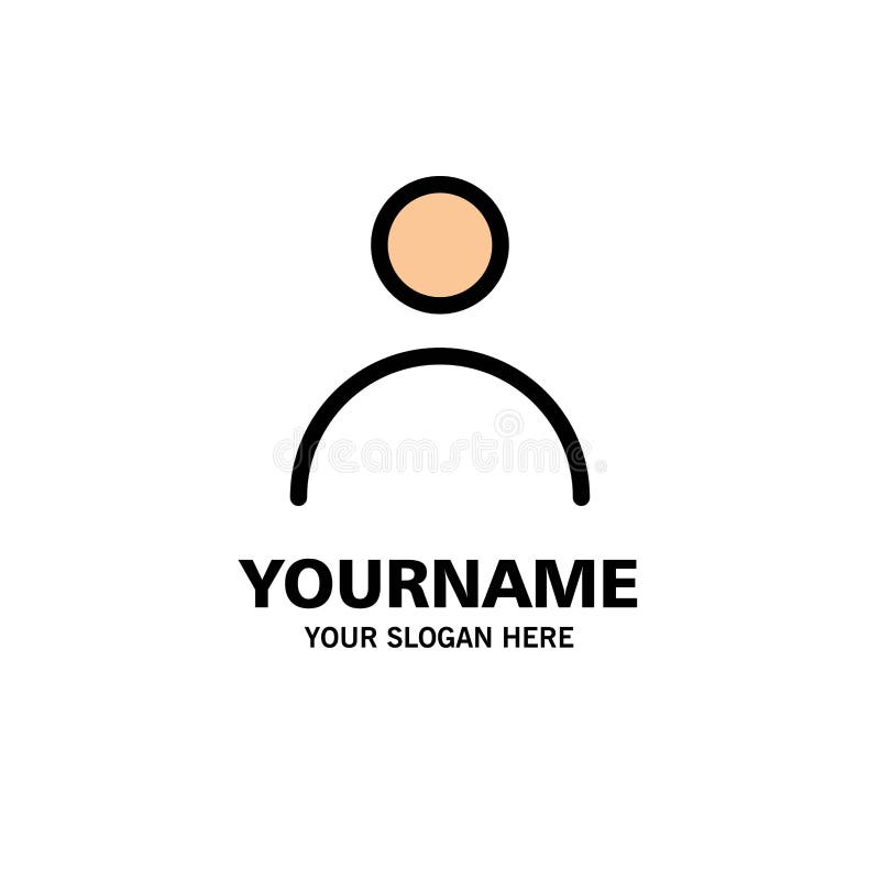 Personal, Personalization, Profile, User Business Logo Template. Flat ...