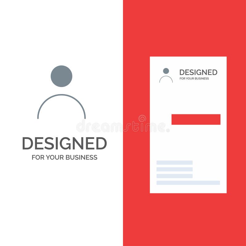 Personal, Personalization, Profile, User Grey Logo Design and Business ...