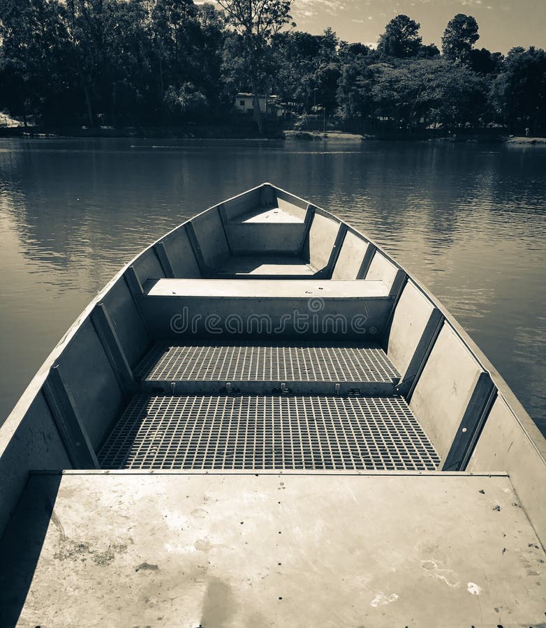 A Perspective from a Boat Approaching a Reef Exposed at Low Tide with a ...